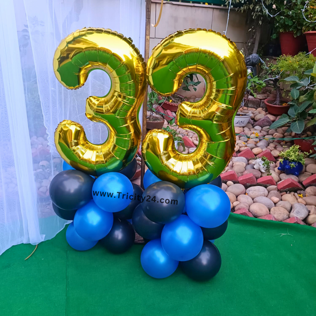 33rd Birthday Balloon Decoration (P601). – Tricity 24