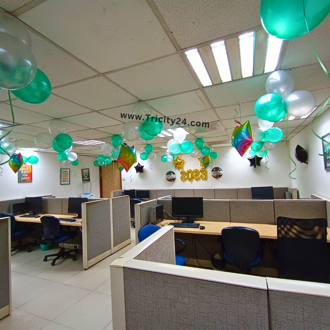 New Year Office Balloon Decoration (P508). – Tricity 24